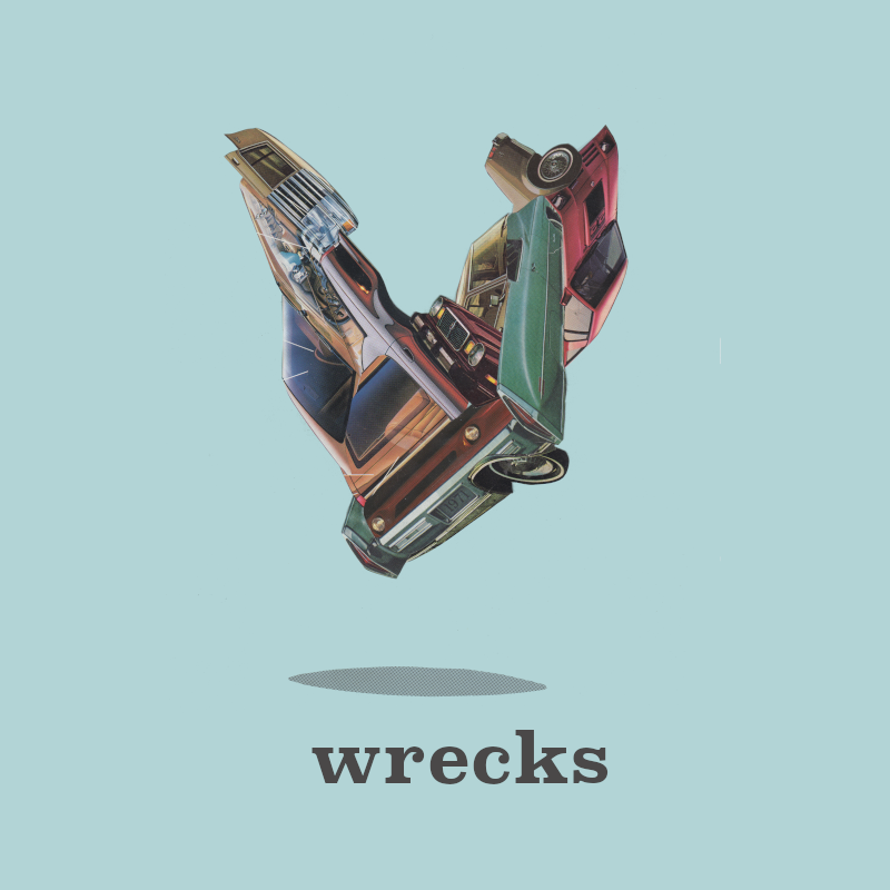 Wrecks – Handmade Collages By Sam Prickett
